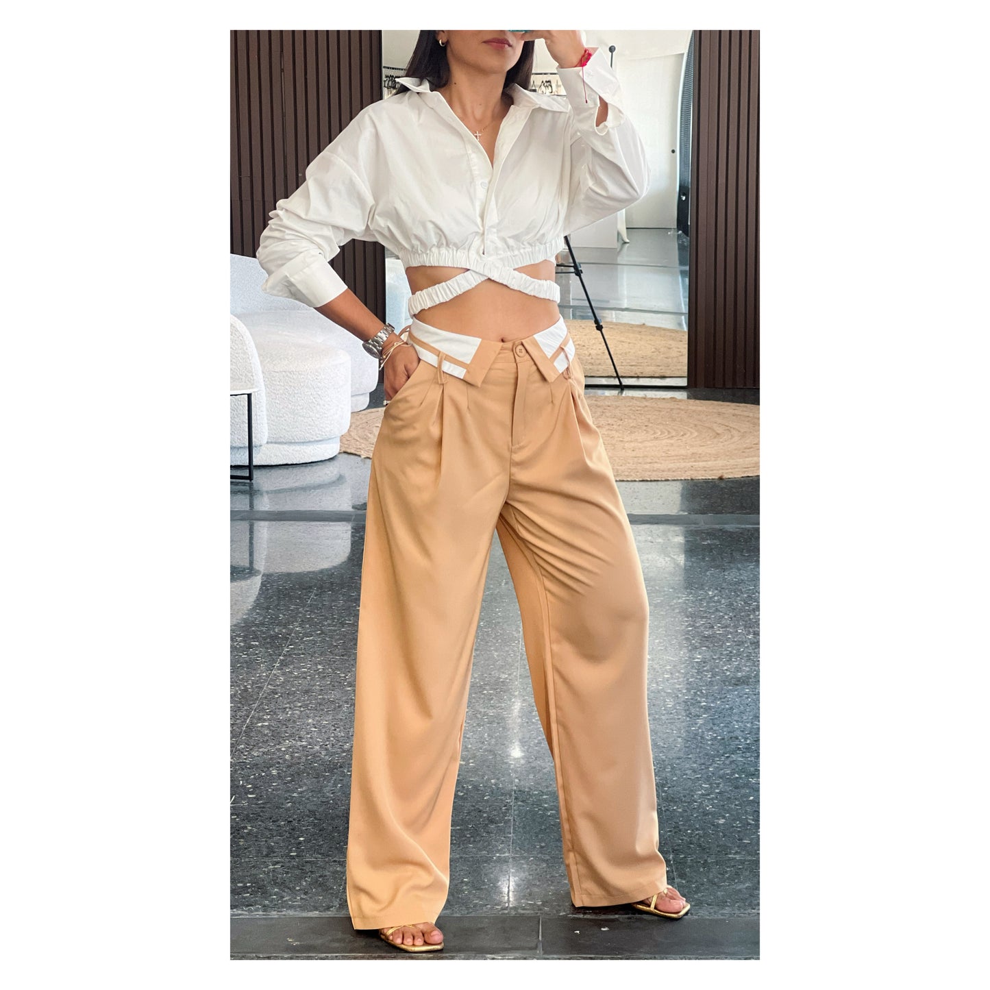 Wide Leg Slack Pants – Asterisco Boutique